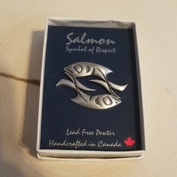 Frederick Designs | Jewelry | Frederick Designs Salmon Design Pewter ...